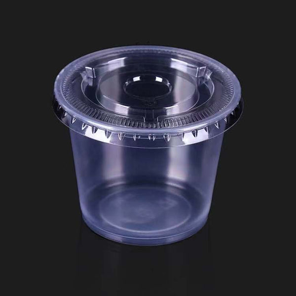 PL100 - PET 45mm Flat Lid (clear) – Honor Australia